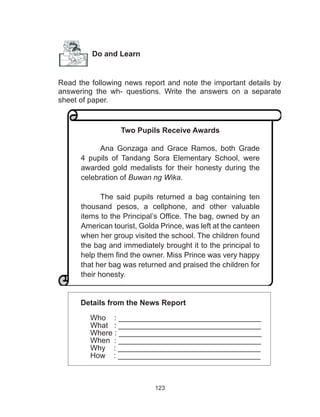 K TO 12 GRADE 4 LEARNER’S MATERIAL IN ENGLISH (Q1-Q4) | PDF