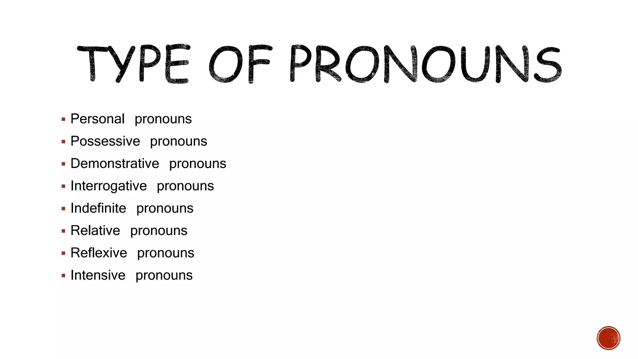 Conjunction & Pronouns | PPTX