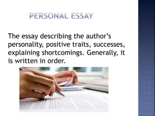 Personal writing | PPTX