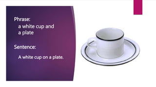 Teaching Service Words and Reading Phrases and Sentences | PPTX