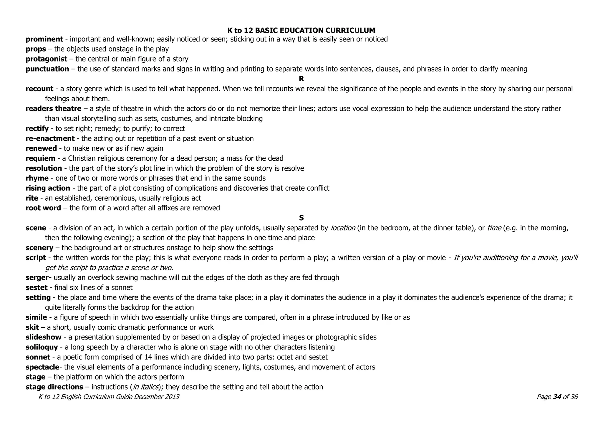 k-12 Curriculum Guide English Grade 10 | PDF