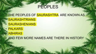 saurashtra | PPTX | Hinduism | Religion & Spirituality