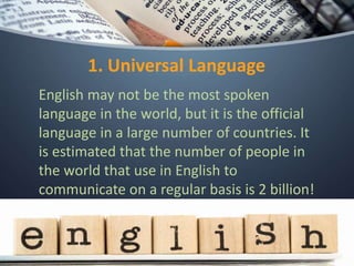 Importance of English Language | PPTX