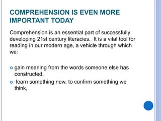 comprehension | PPTX