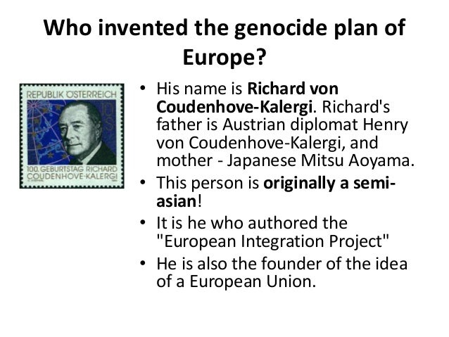 "Plan Coudenhove-Kalergi - genocide of the peoples of Europe" Dr Ric…