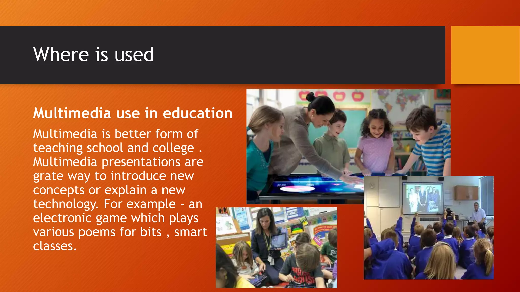 Multimedia presentation | PPTX