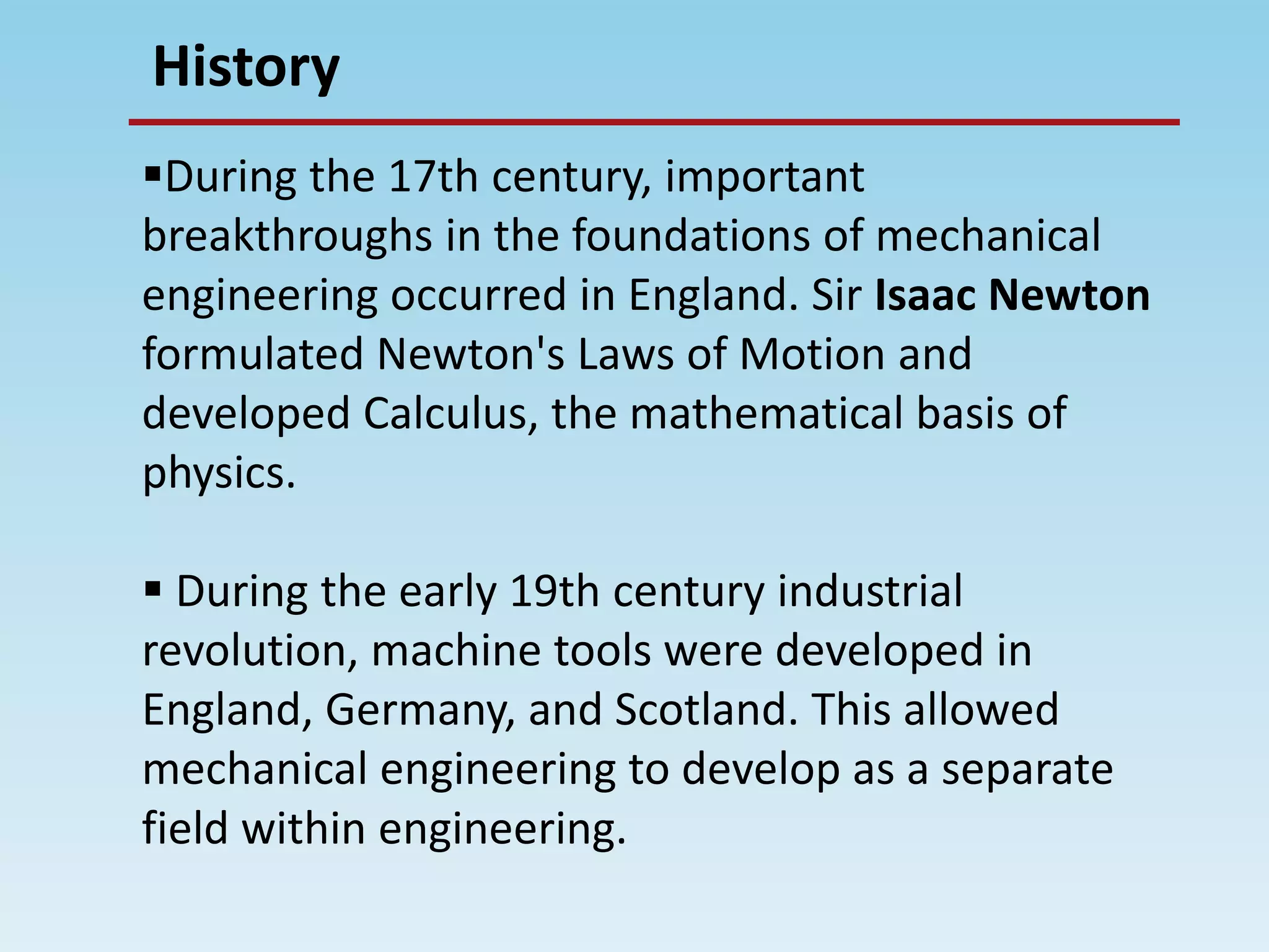 Mechanical Engineering | PPTX