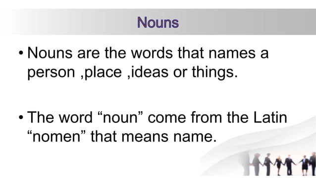 Noun, its Types and Classification | PPTX