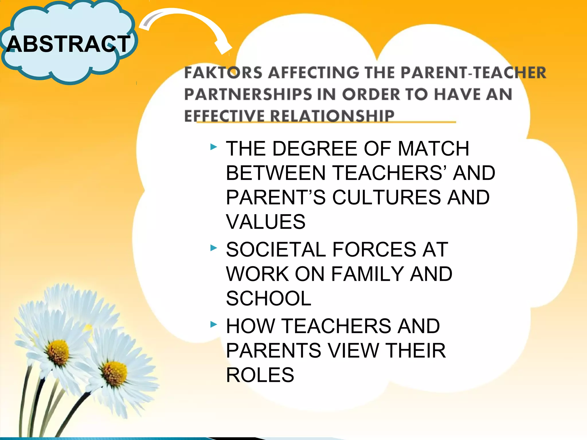 Parent-teacher Partnership | PPT