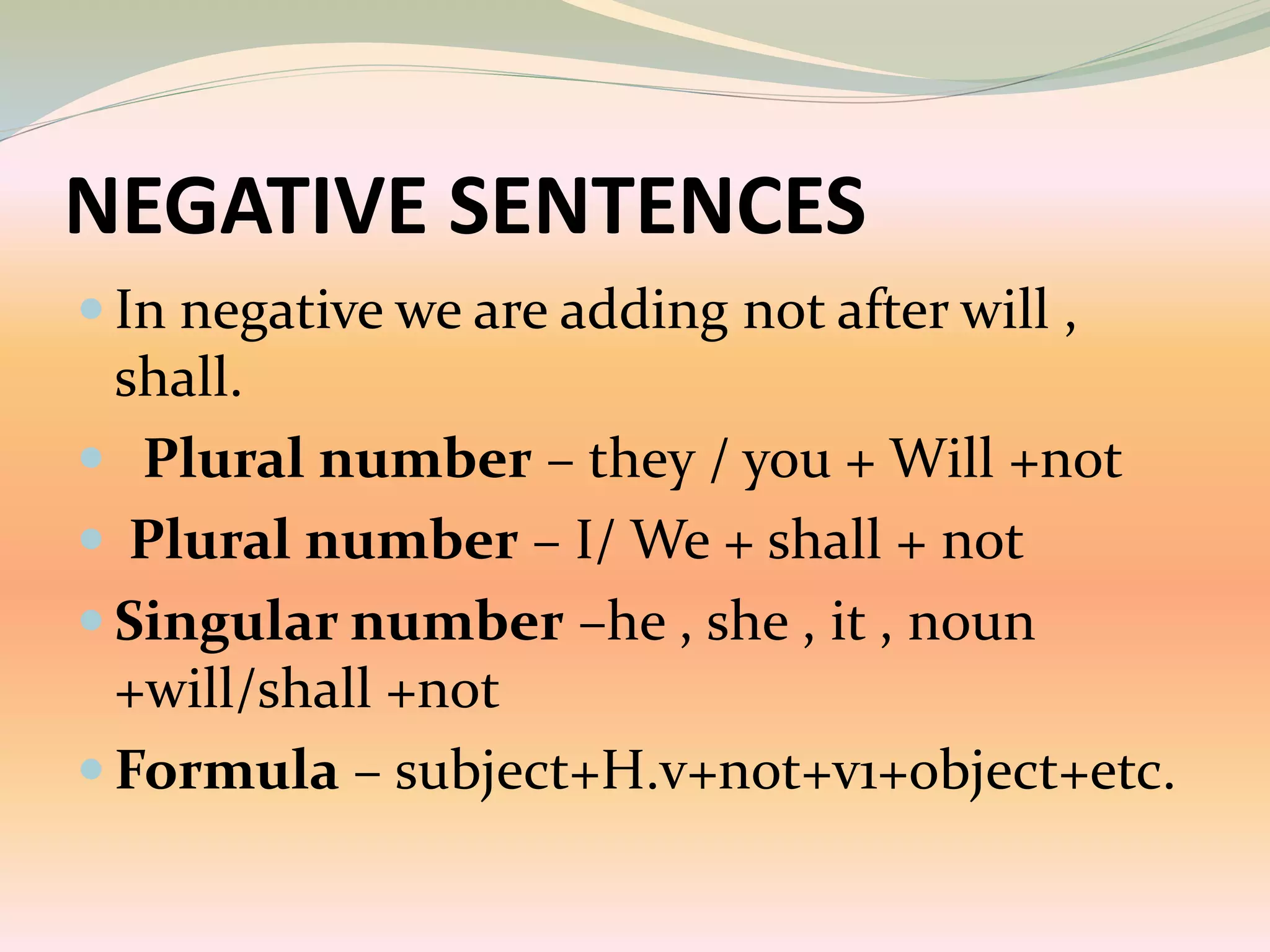 Future indefinite Tense ppt | PPTX