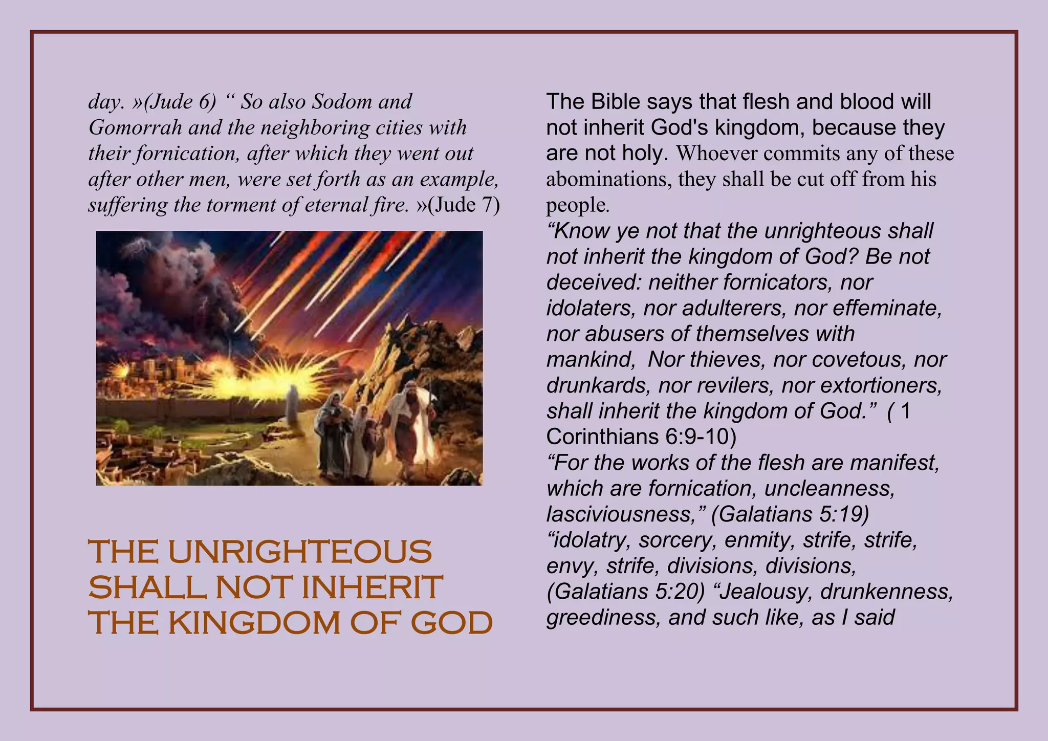 WHAT IS “AN ABOMINATION”? | PPT