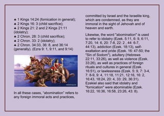 WHAT IS “AN ABOMINATION”? | PPT