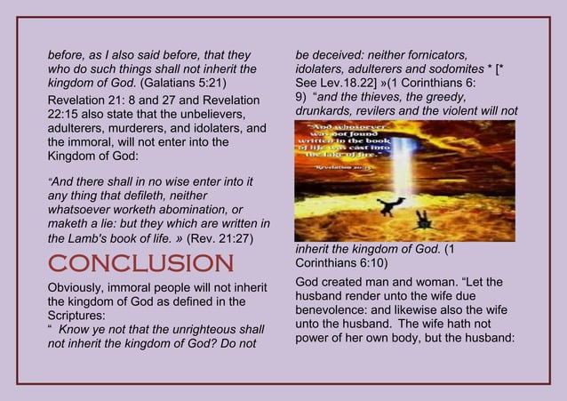 WHAT IS “AN ABOMINATION”? | PPT