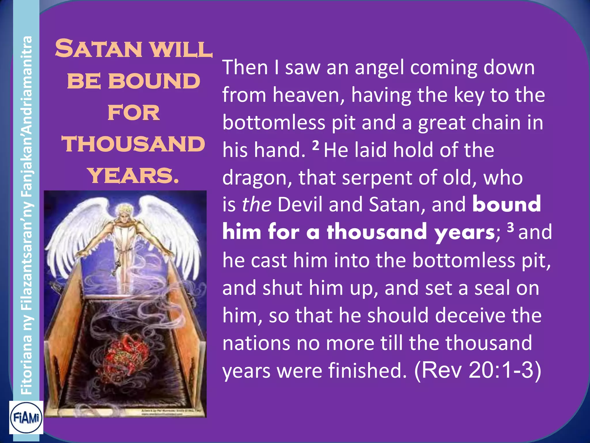 The Millenium: The Kingdom of Jesus Christ on Earth | PDF