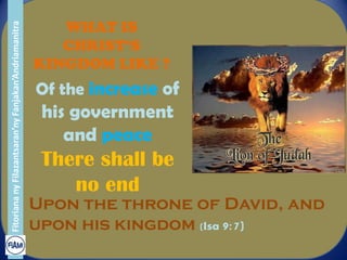 The Millenium: The Kingdom of Jesus Christ on Earth | PDF