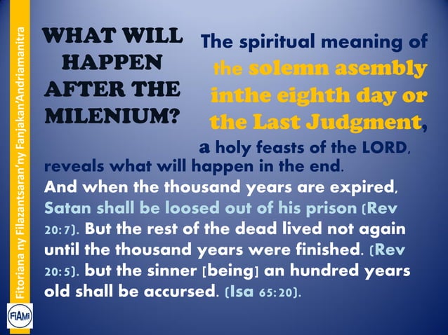 The Millenium: The Kingdom of Jesus Christ on Earth | PDF ...
