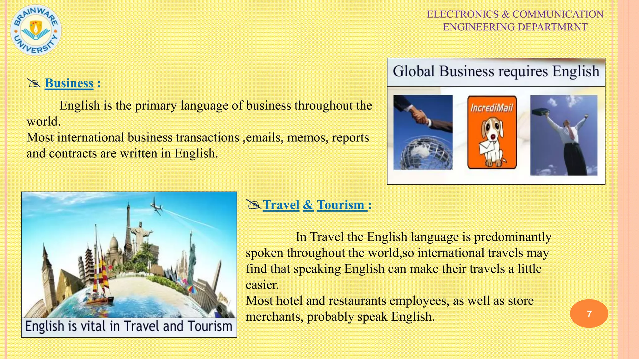 English communication and its purpose | PPTX