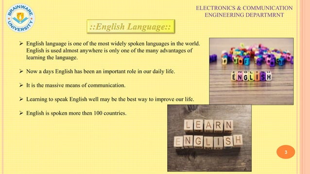 English communication and its purpose | PPT