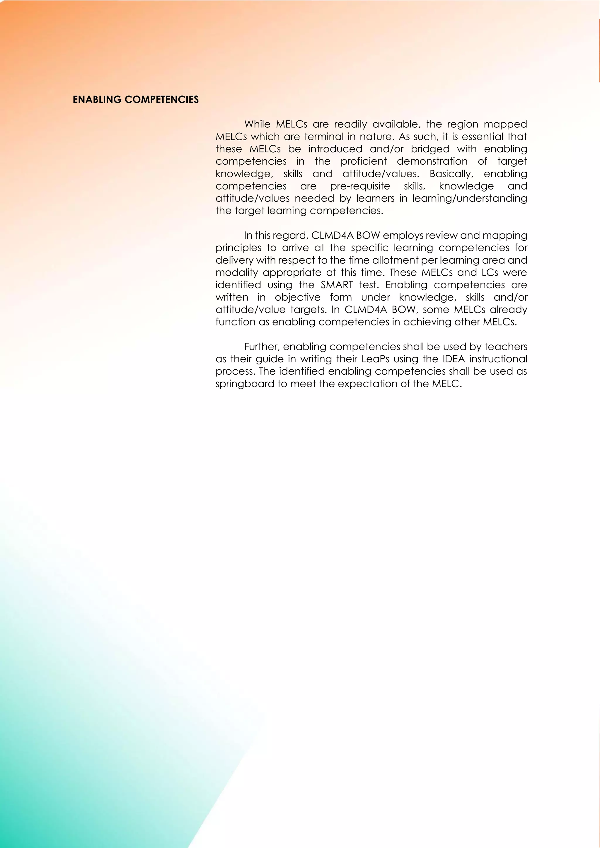 CLMD 4A Budget of work | PDF