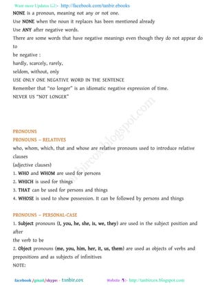 English sentance correction by tanbircox | PDF
