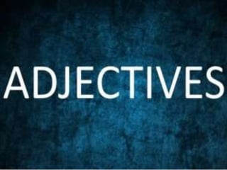 Adjectives | PPT