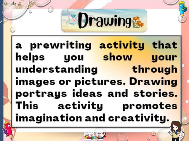 Generate ideas through prewriting activities | PPSX | Drawing and ...