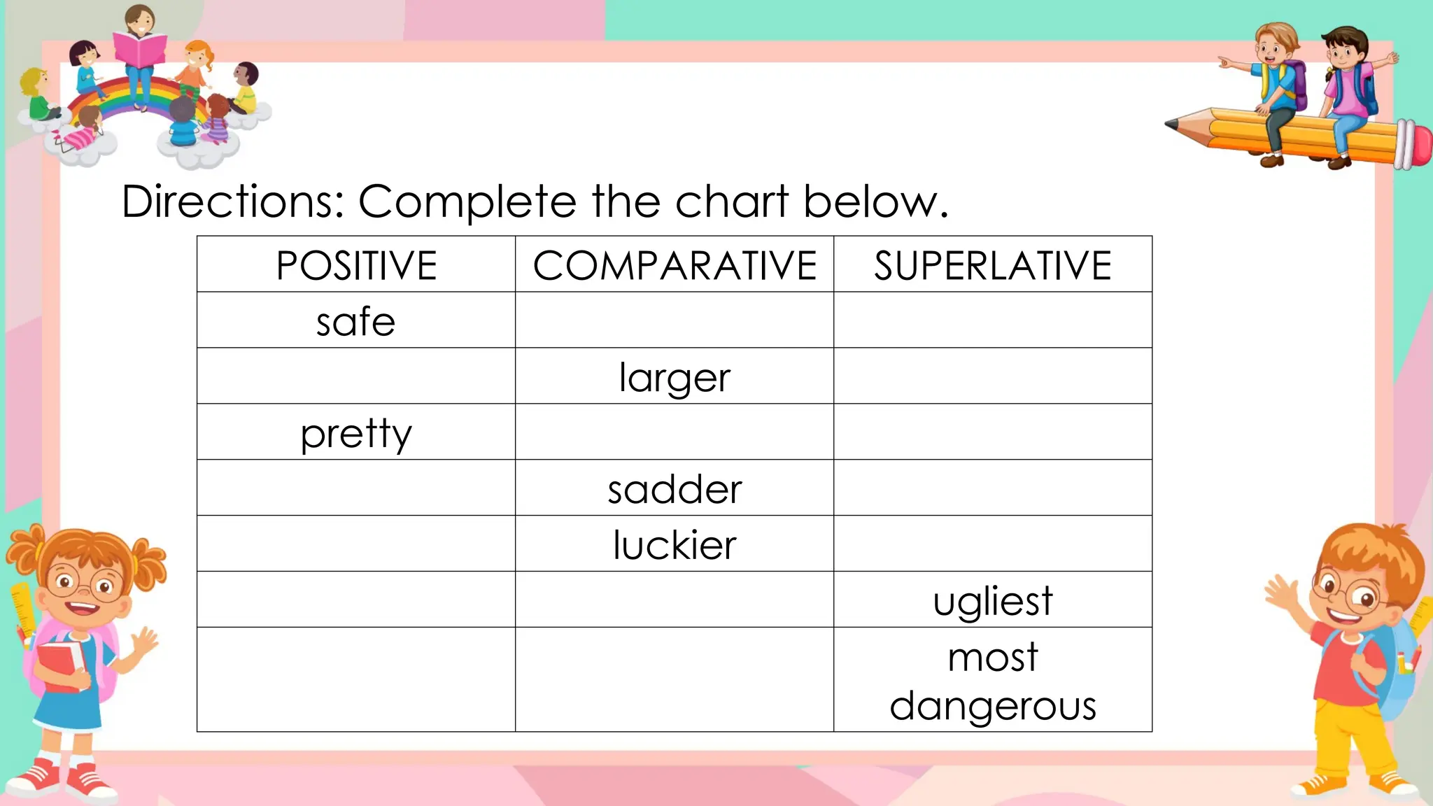 ENGLISH degrees of comparison week 1 q4.pptx