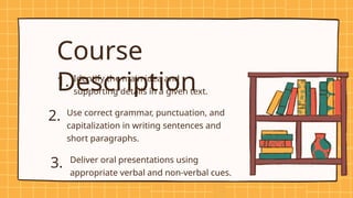 English Language for Grade 6 ppt School ! | PPTX