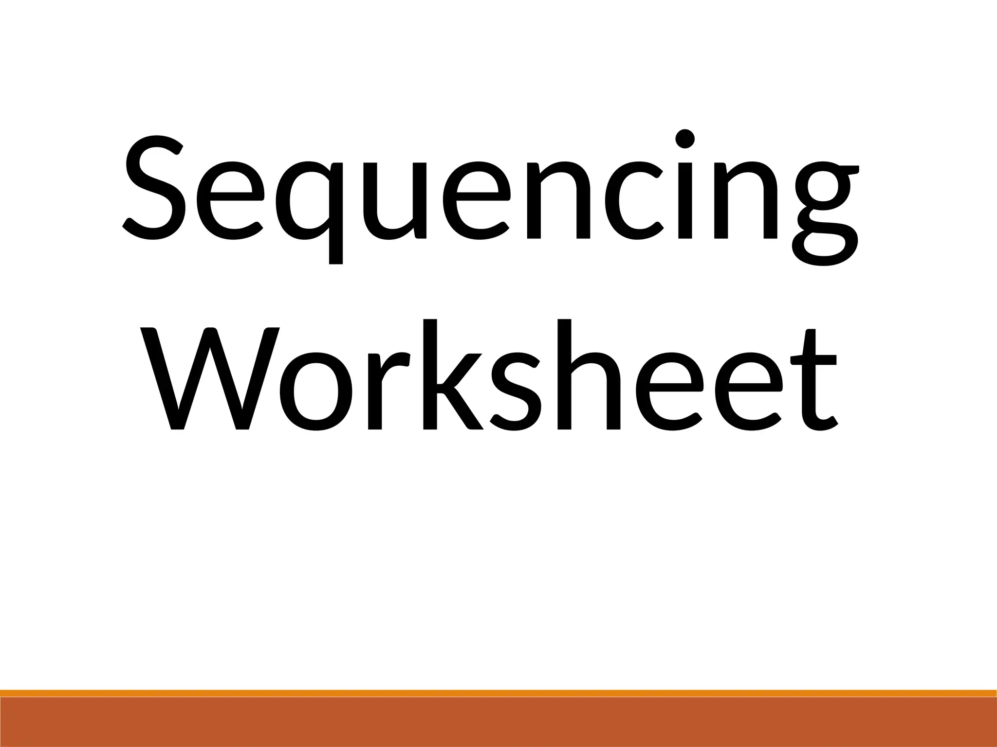 Identifying elements in the story. Arrange the events in the story | PPTX