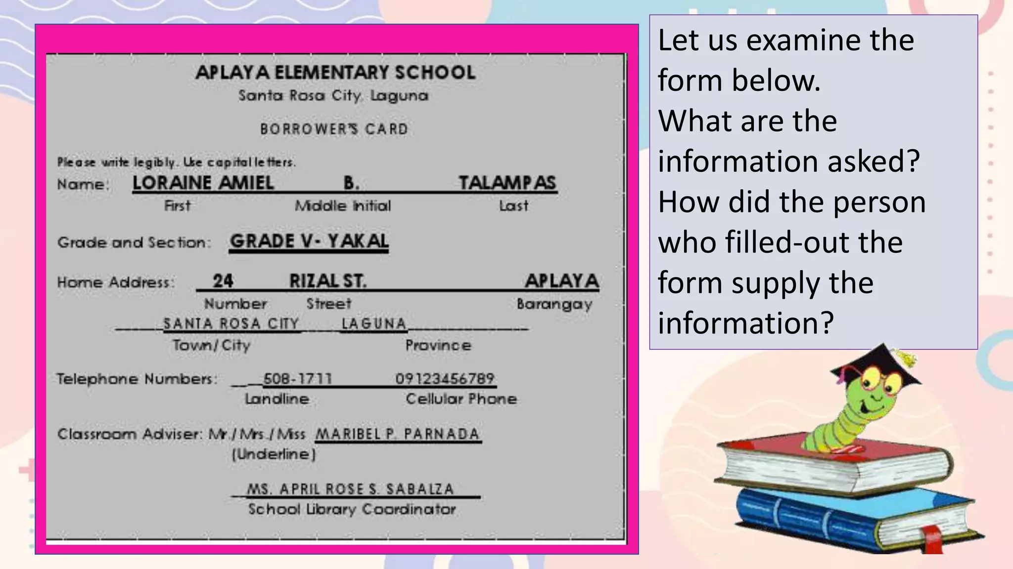 ENGLISH-5-Q1-WEEK-FILLING-OUT-FORMS.pptx