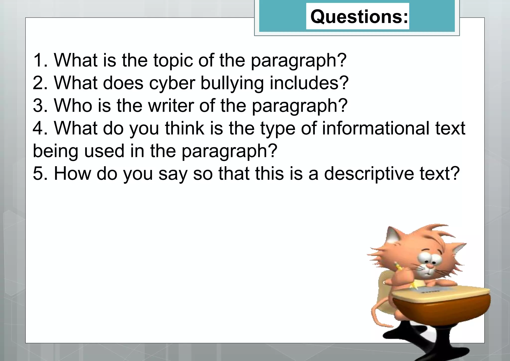 English 5-q2-w3-informational-text-types-by-sir-rei-marasigan-1 | PPTX