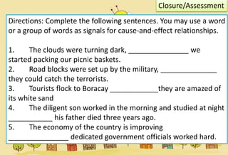ENGLISH-5-Q4-W1-D4-Use-compound-sentences-to-show-cause-and-effect-by ...