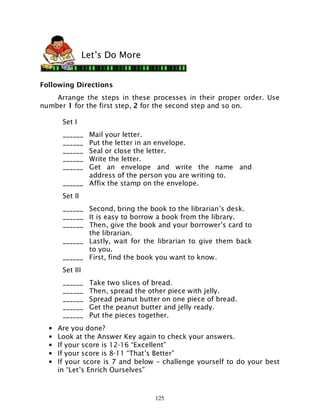 English 6-dlp-10-following-series-of-directions | PDF