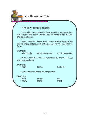 English 6-dlp-53-comparing-adverbs | PDF
