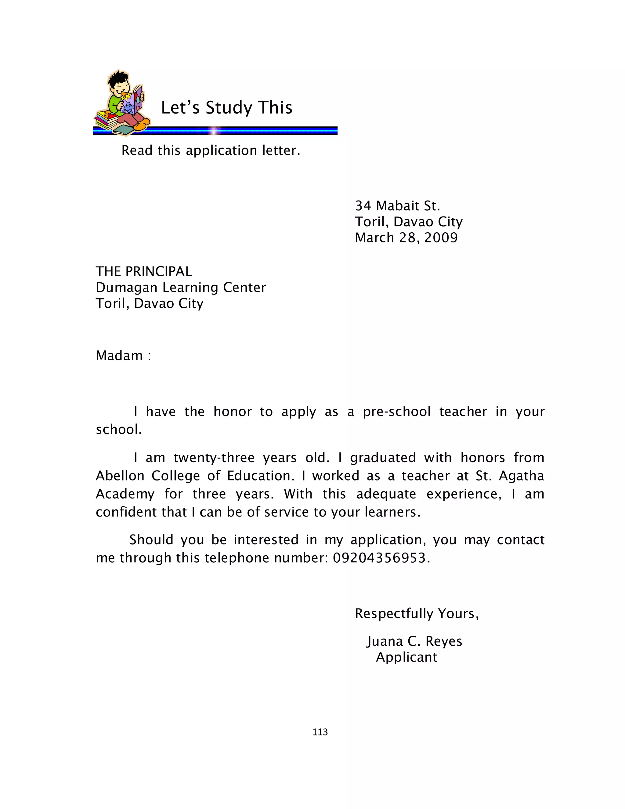 English 6-dlp-60-writing-repsonses-to-application-letters | PDF