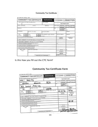 English 6-dlp-65-filling-out-community-tax-certificate | PDF