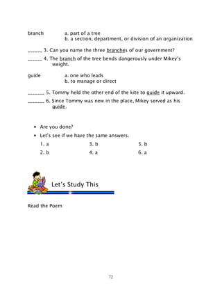 English 6-dlp-7-words-with-multiple-meaning | PDF