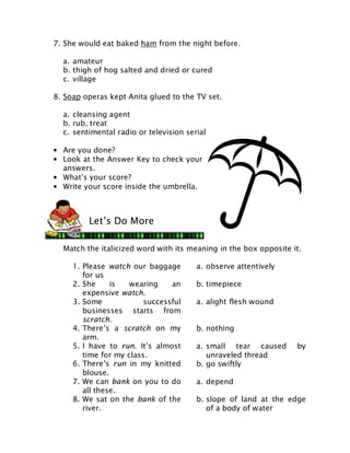 English 6-dlp-7-words-with-multiple-meaning | PDF