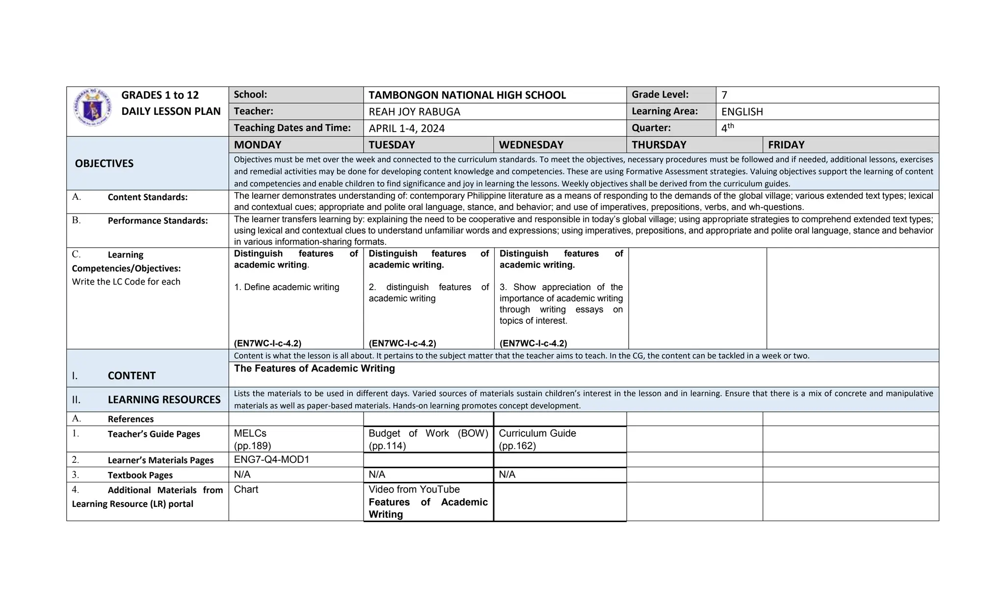 ENGLISH-7-DLP-REAH.department of education.docx