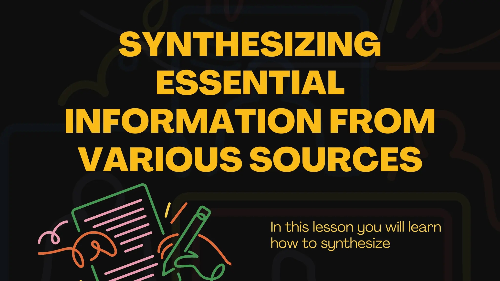 English-8-Q4-W3-Synthesizing-Essential-Information-From-Various-Sources ...