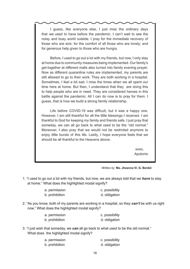 English-9-Q1-Module-1.pdf | Educational Assessment | Education