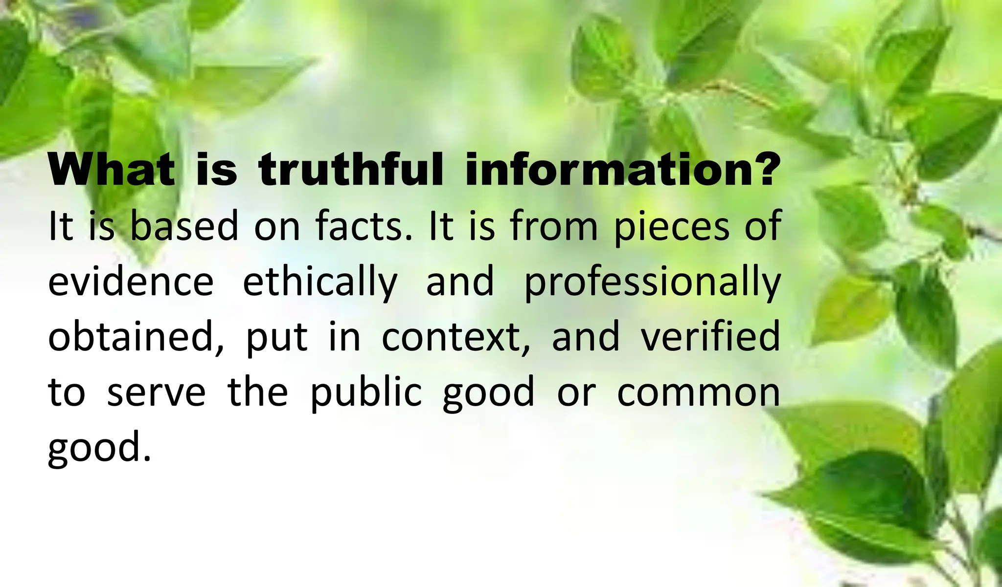 English-9-Q3-Module2 Relevance and Truthful | PPTX