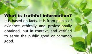 English-9-Q3-Module2 Relevance and Truthful | PPTX