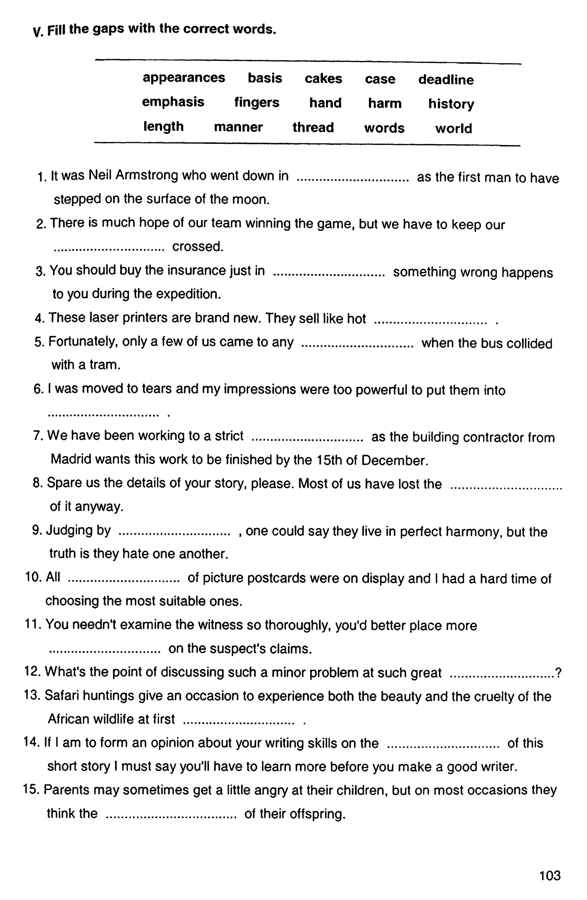 English advanced vocabulary and structure practice | PDF