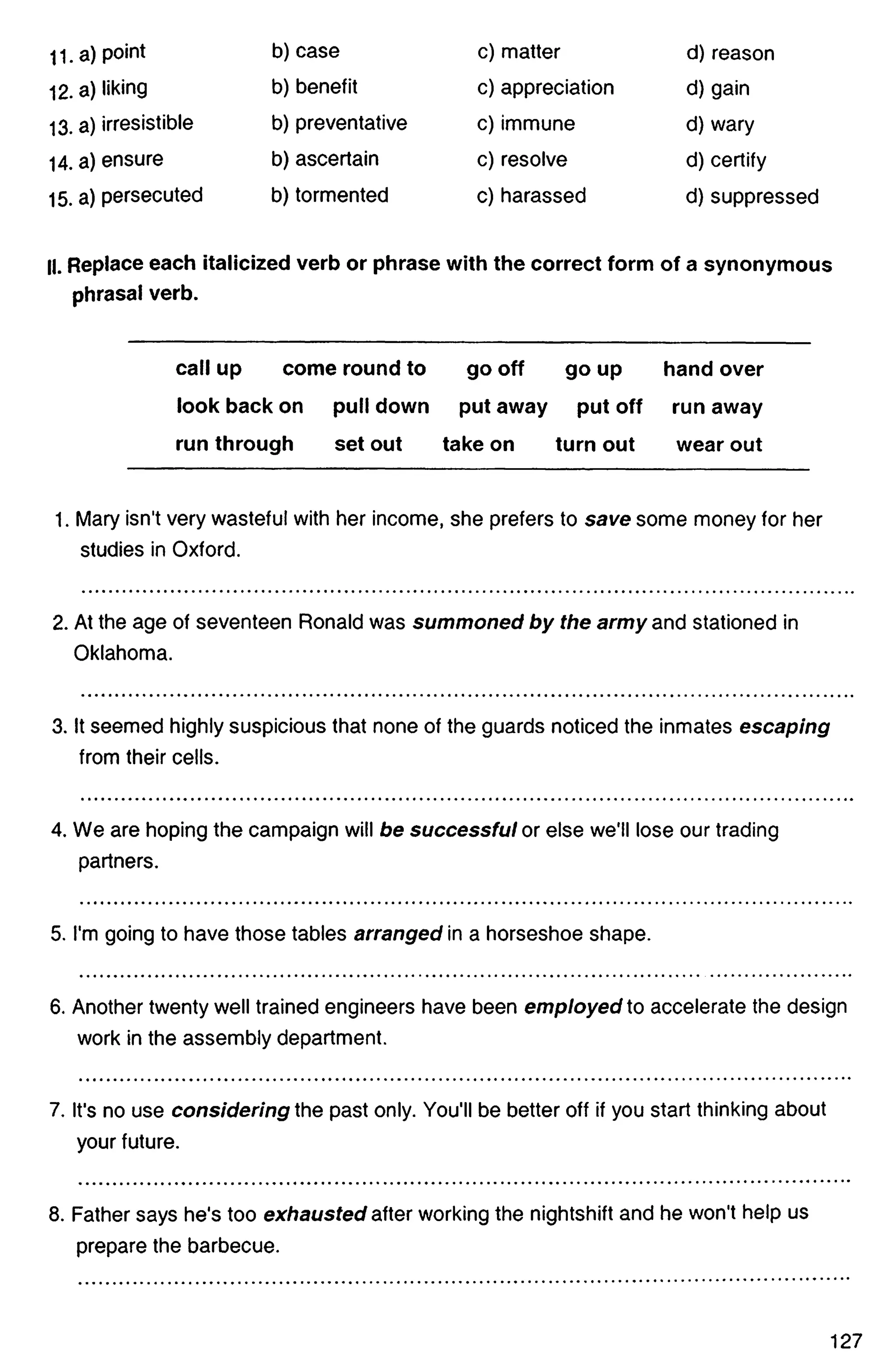 English advanced vocabulary and structure practice | PDF