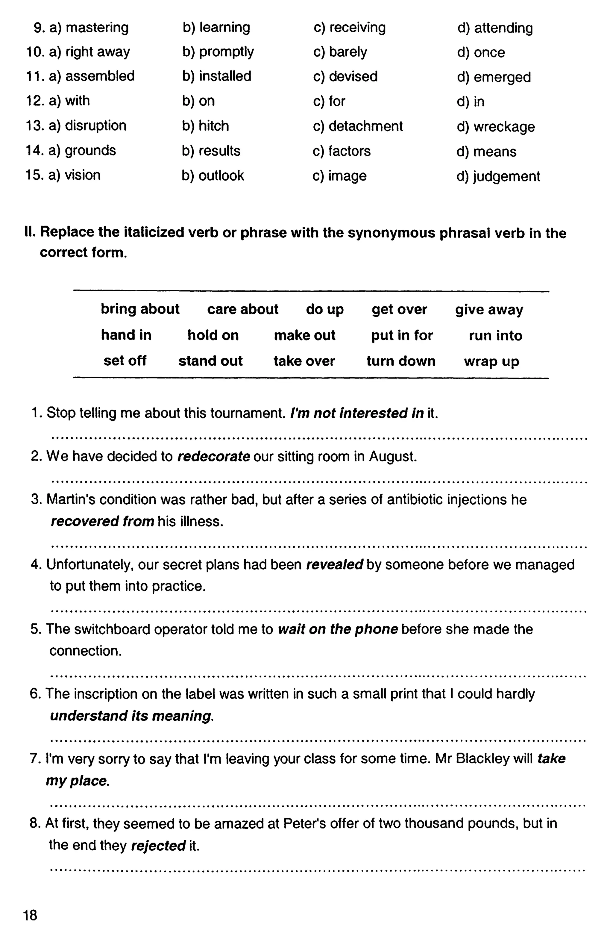 English advanced vocabulary and structure practice | PDF