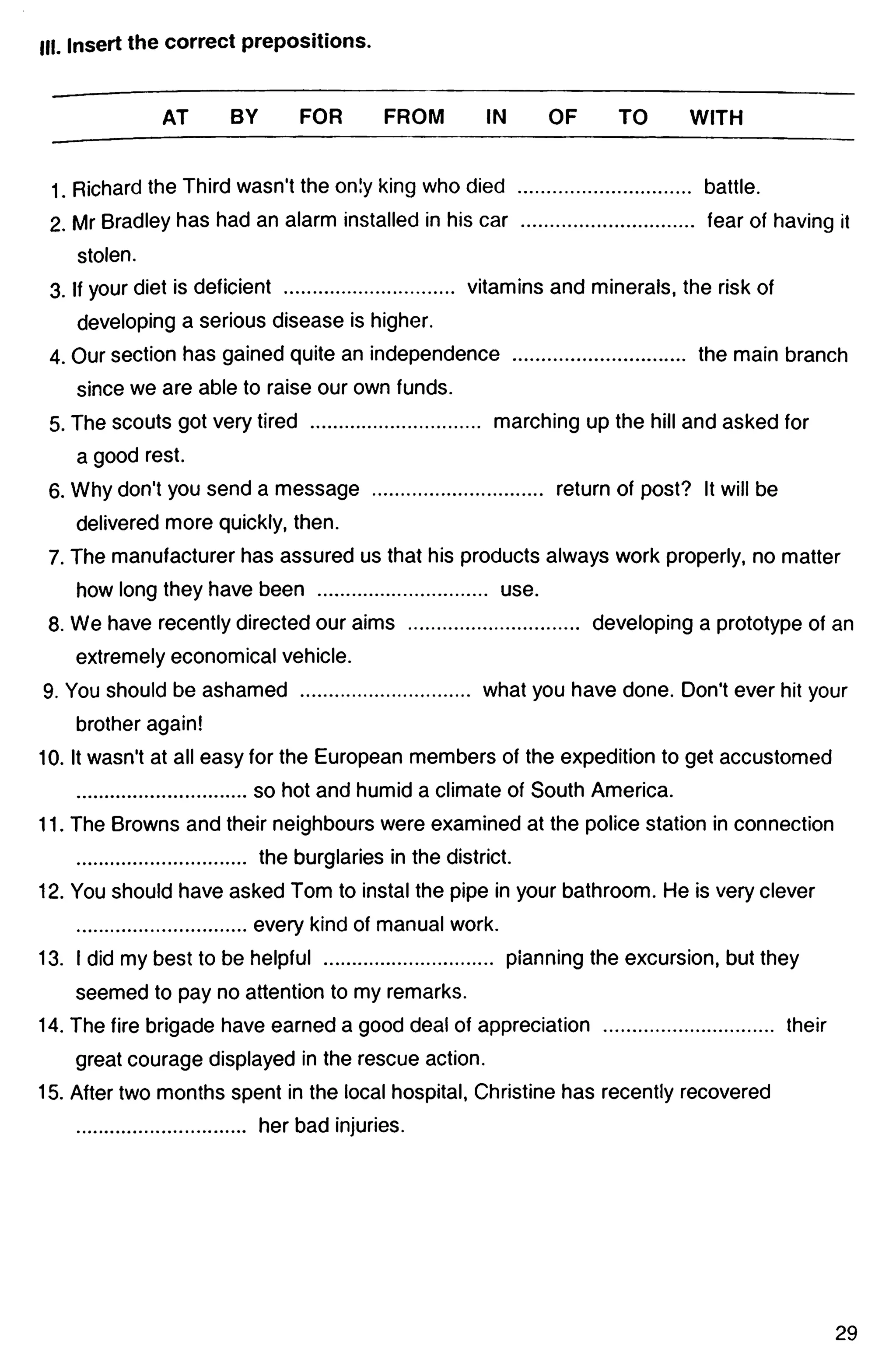 English advanced vocabulary and structure practice | PDF