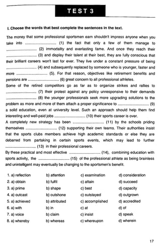 English advanced vocabulary and structure practice | PDF