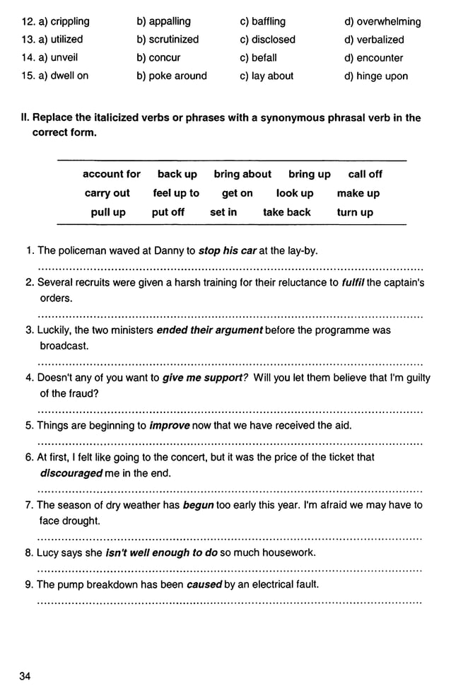 English advanced vocabulary and structure practice | PDF