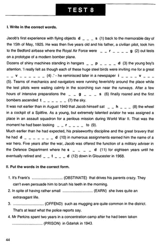 English advanced vocabulary and structure practice | PDF
